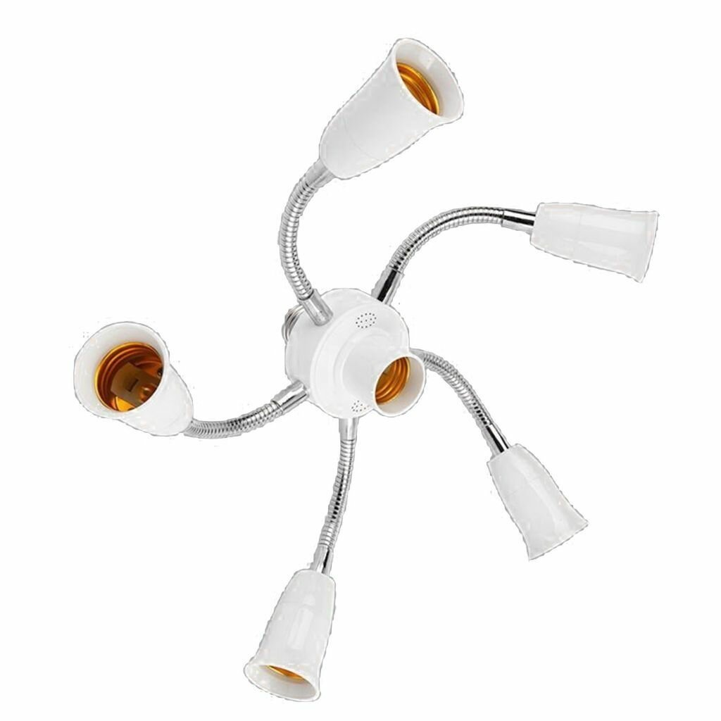 Патрон лампы от E27 до универсальный патрон лампы-шесть головок