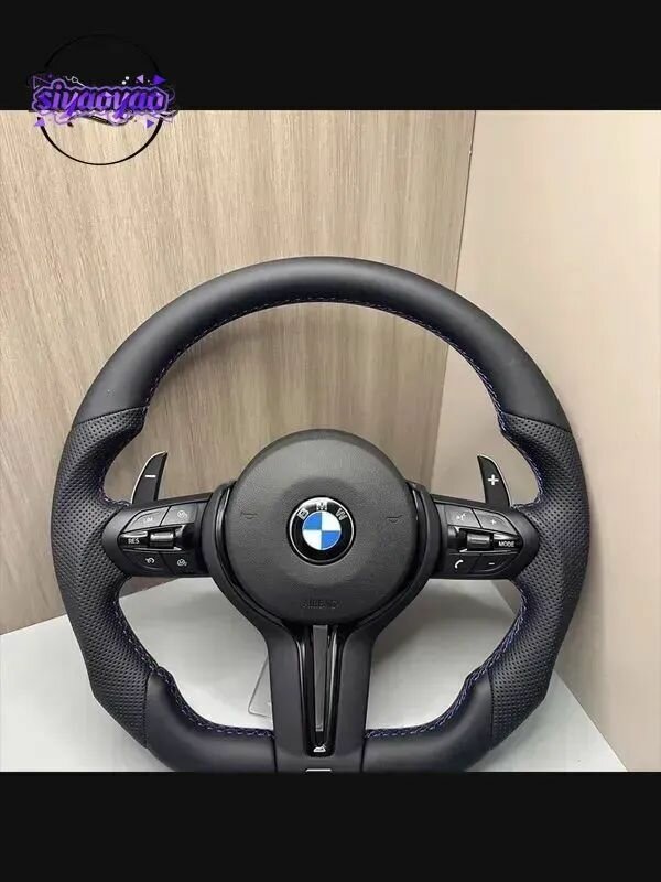 Подходит для BMW 3 серии 525 530 X1 X3 X5 X6 E90 E70 F10 F30 рулевое колесо из углеродного волокна в сборе