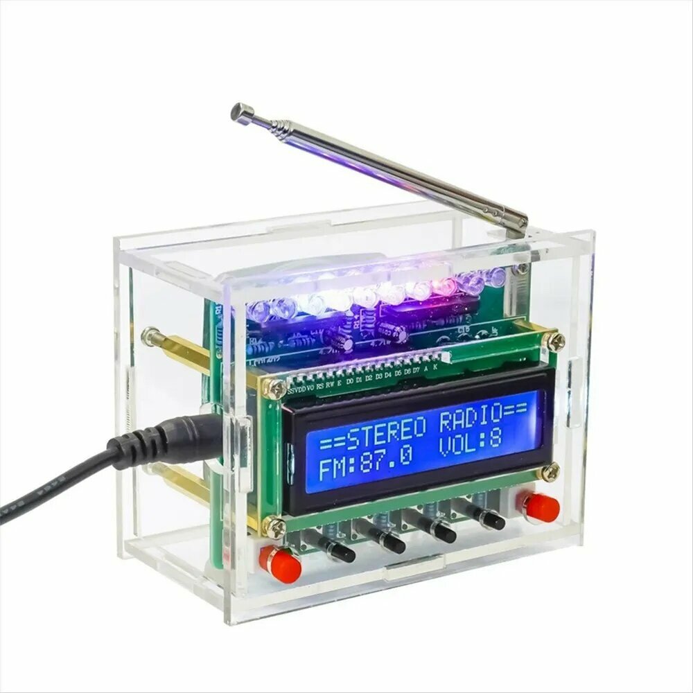 Комплект для самостоятельной сборки FM-радио RDA5807 87 МГц-108 МГц, электронные схемы