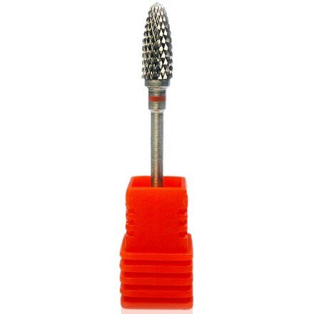 AWIX Professional, Фреза твердосплавная для левшей «Кукуруза» D=5 мм, красная