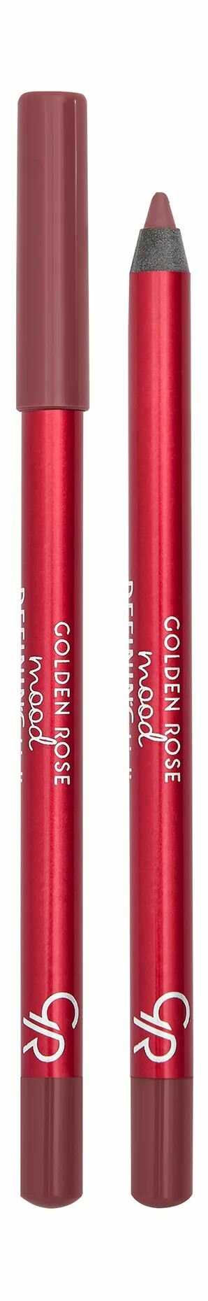 GOLDEN ROSE Карандаш для губ Mood Defining Lipliner, 1,6 г, 08 Burgundy