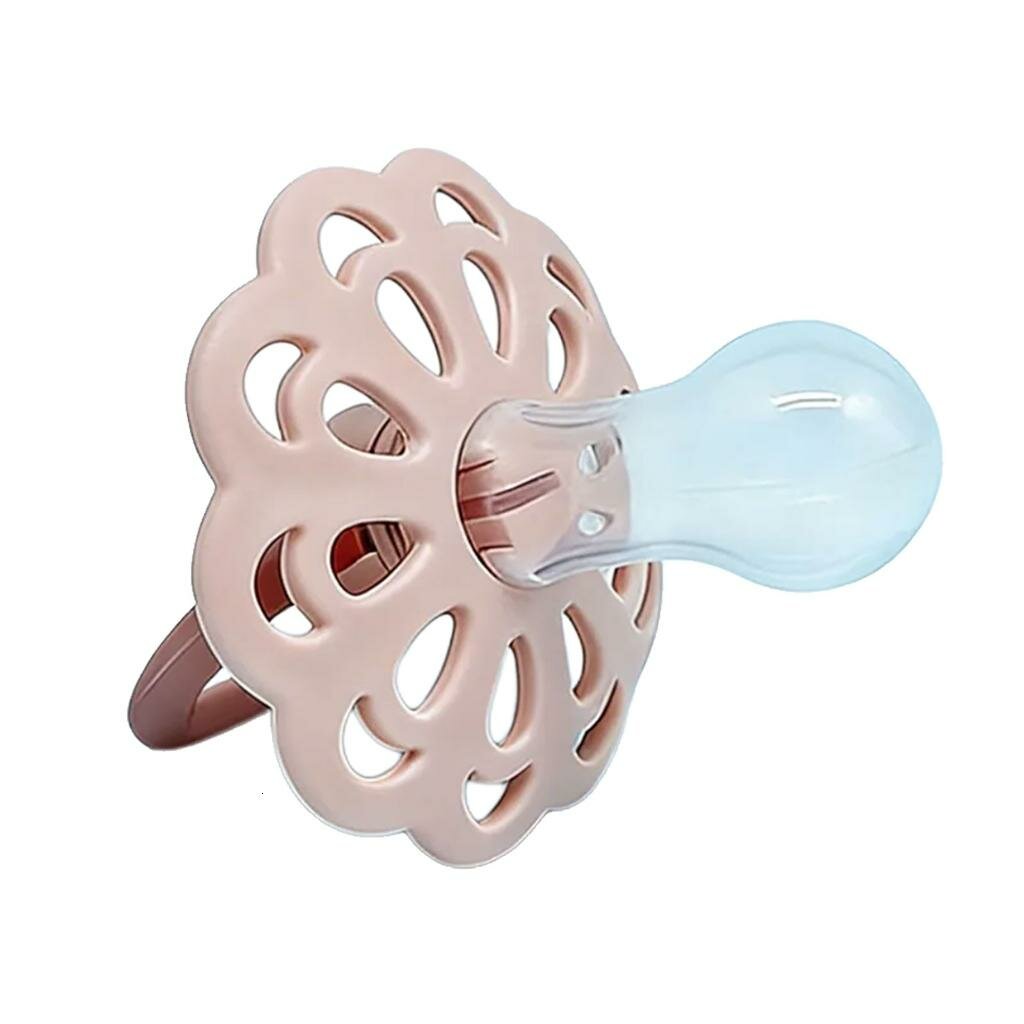 Детский успокаивающий сосок, Розовые цветы