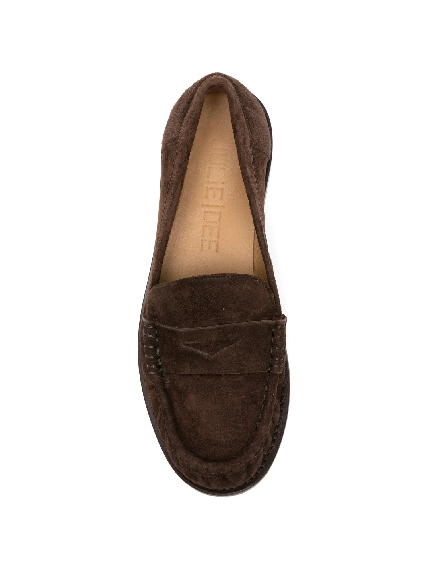 Лоферы Julie Dee Penny-strap suede loafers, размер 38, brown — фото 1