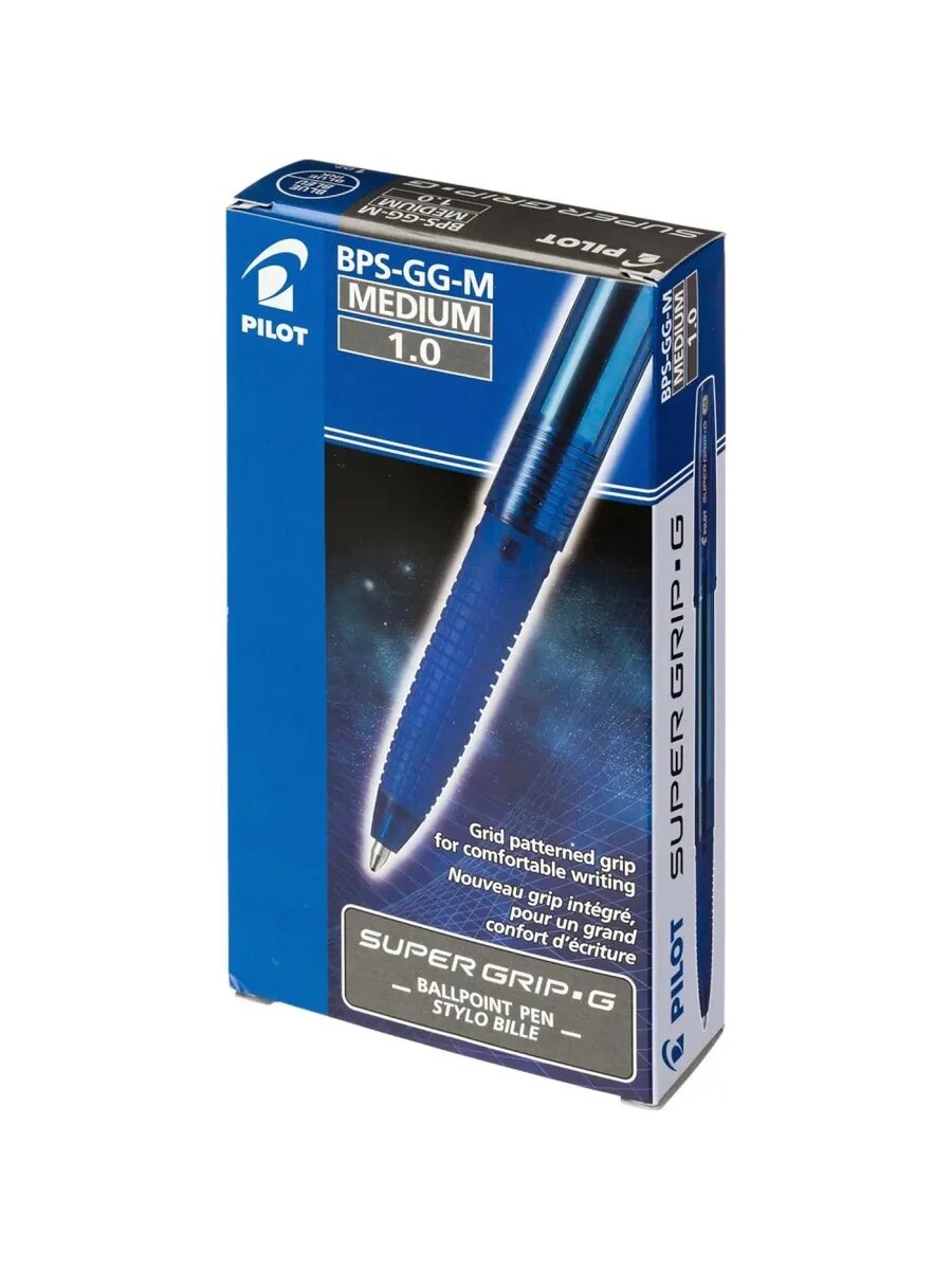 Комфортная шариковая ручка с мягким захватом