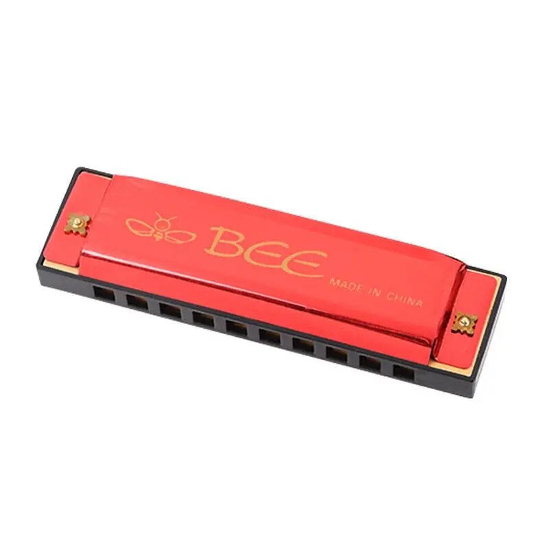 Губная гармошка BEE DF10A-3 RED