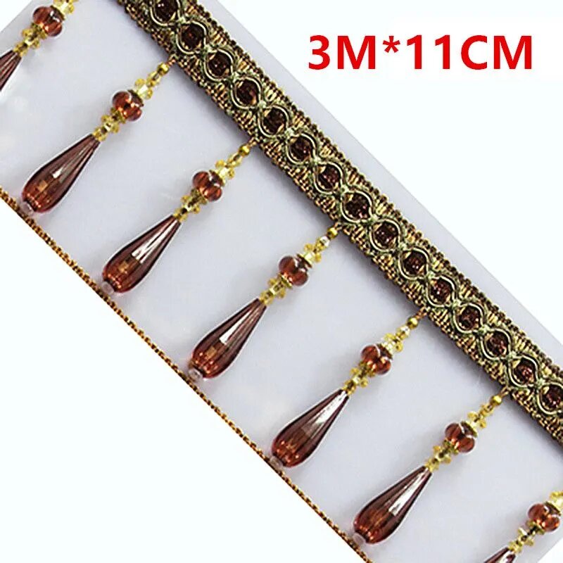 3M Подвеска из хрустальных бусин , капли и фонарики для штор, люстр и декора,