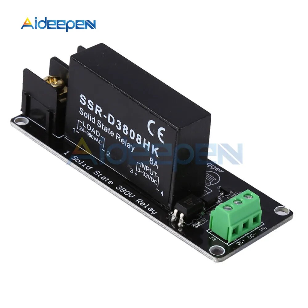 Aideepen SSR-D3808HK Solid State Relay 1CH 8A