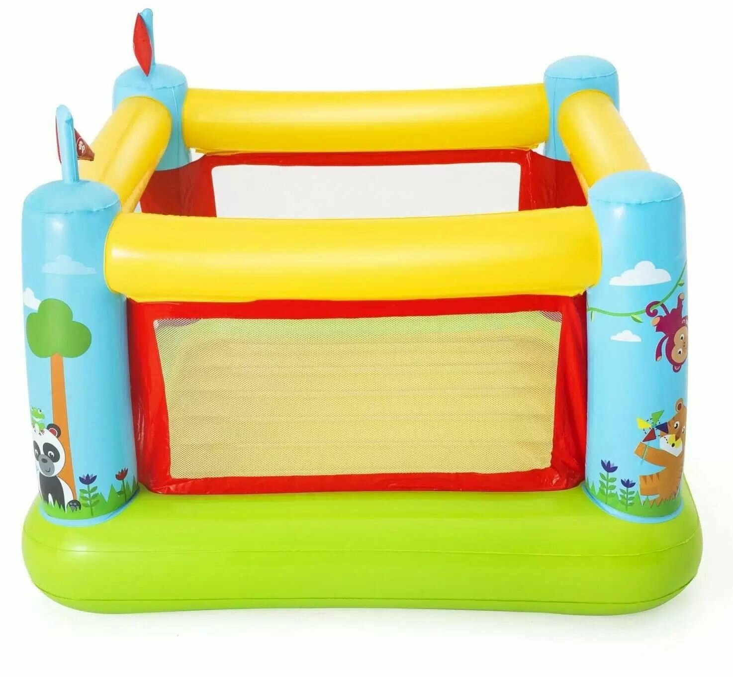 Детский надувной батут Остров зверят 175*173*135 см Bestway 93553