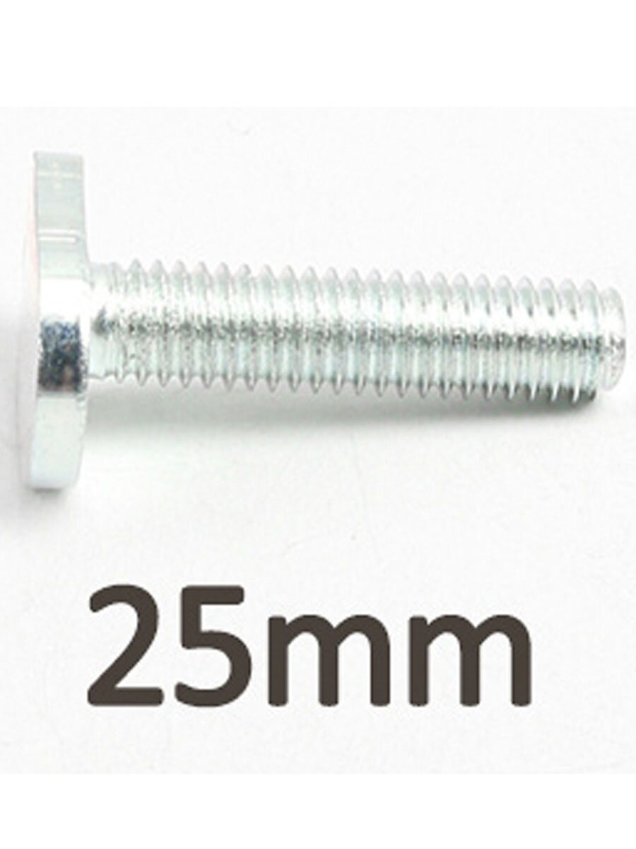 Болт с овальной головкой (10 шт) М6 х 25 мм