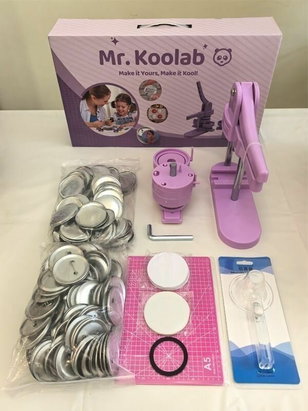 37mm комплект машины для изготовления бейджей с брелками для ключей