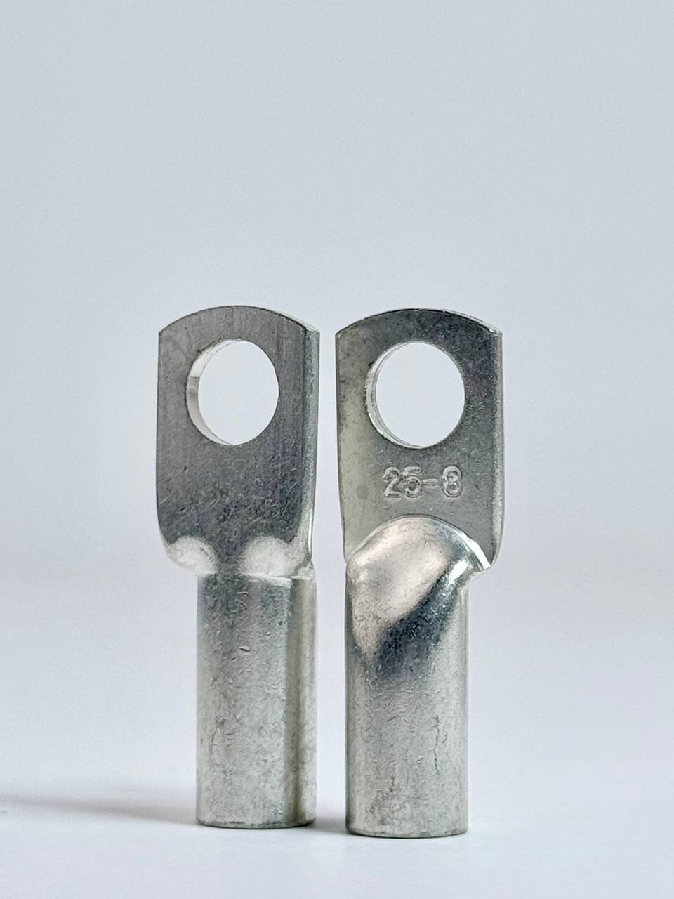 Кабельный наконечник JG25-8 - 2 шт / ТМЛ 25 мм2 под болт М8 / Медный луженый наконечник