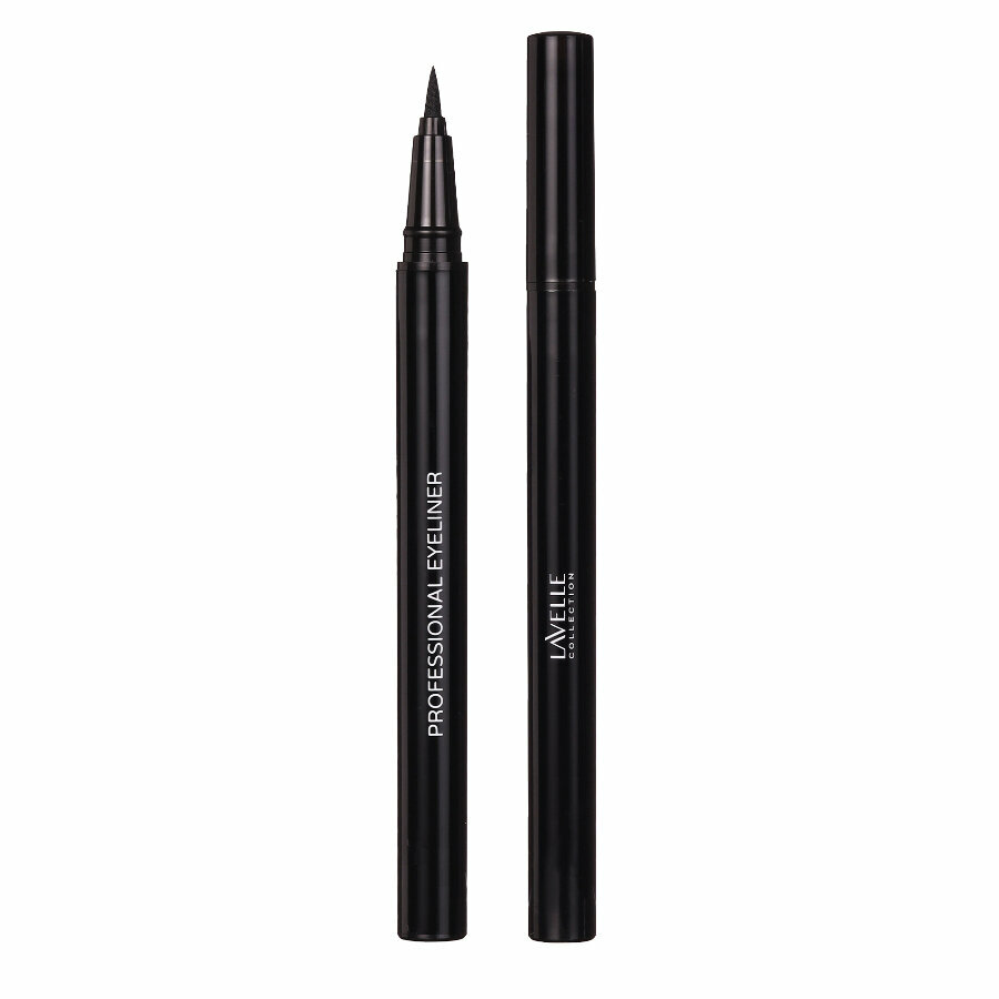 Lavelle Collection, Подводка-фломастер для глаз Professional Eyeliner, черная