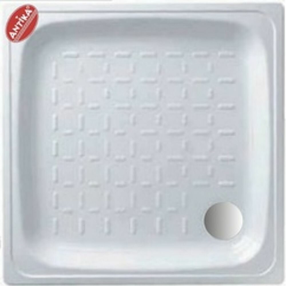 Поддон душевой ВИЗ Стальной эмалированный квадратный, размер 90х90х15 см