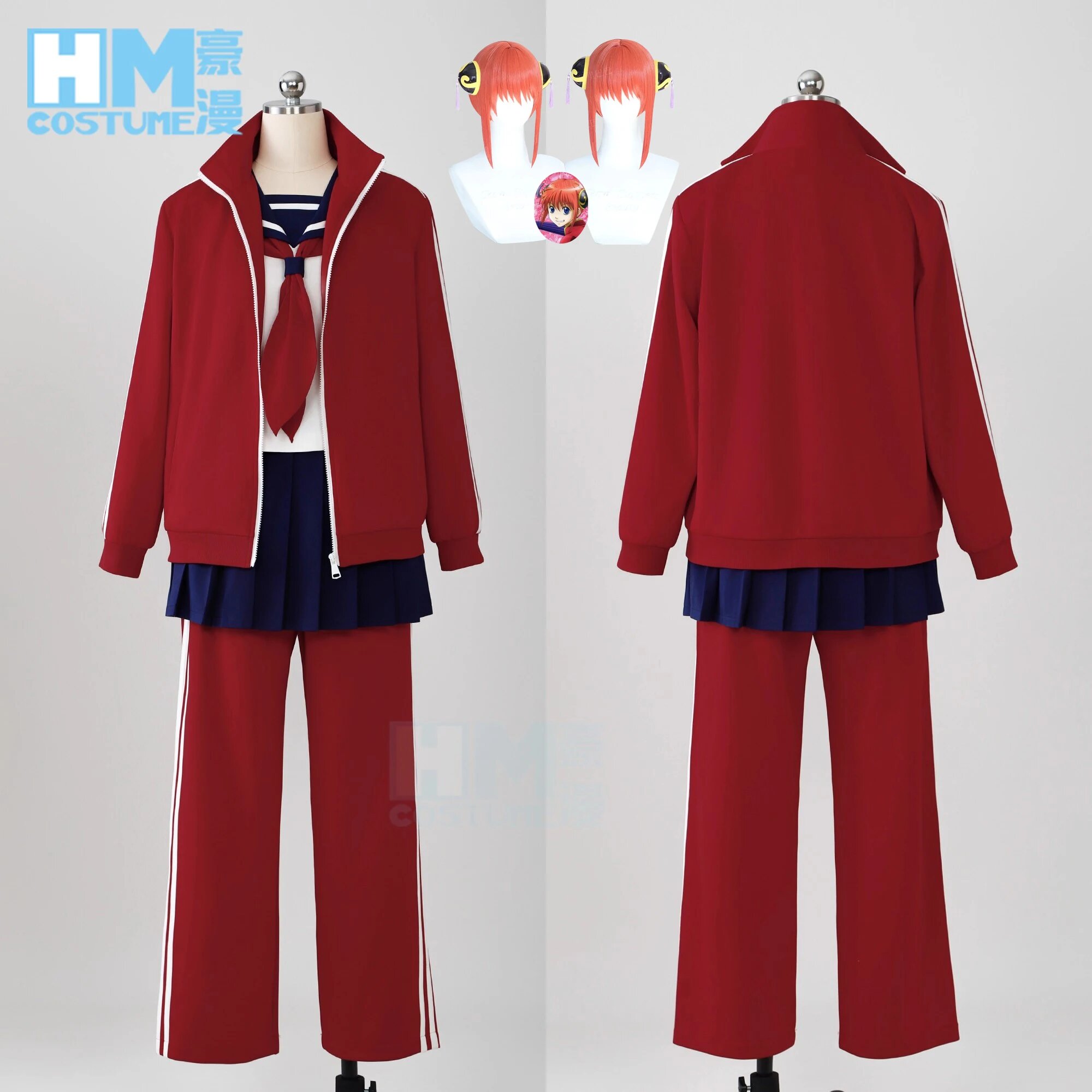 Высокое качество GINTAMA 3Z Kagura одежда карнавальный костюм женская одежда моряка спортивный костюм костюм на Хэллоуин