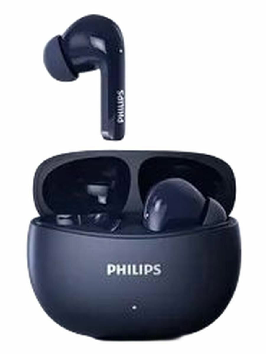 Наушники Philips TAT2169, беспроводные, с шумоподавлением, 24 ч работы, синий