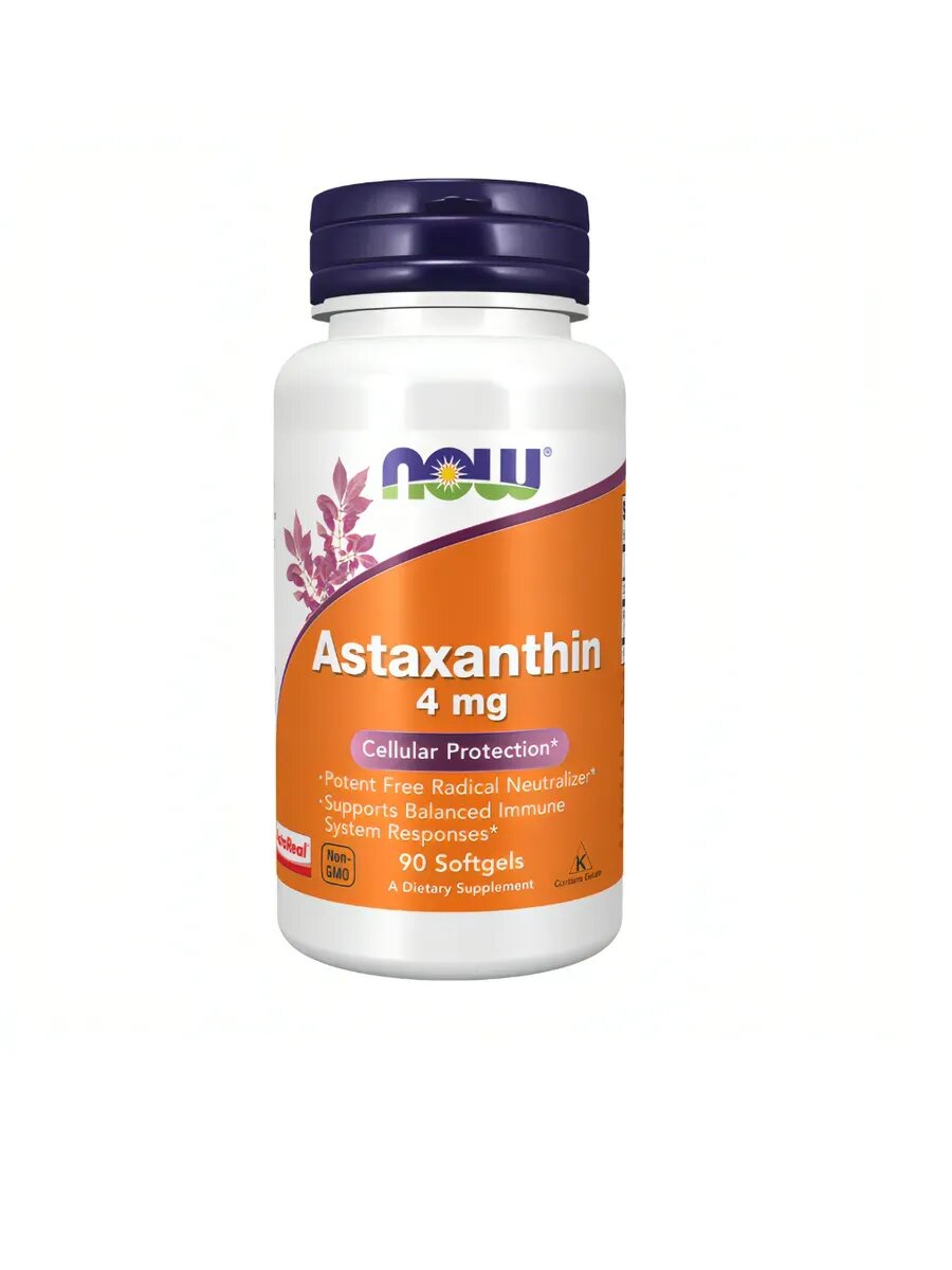 Астаксантин ASTAXANTHIN 4 MG 90 SGELS