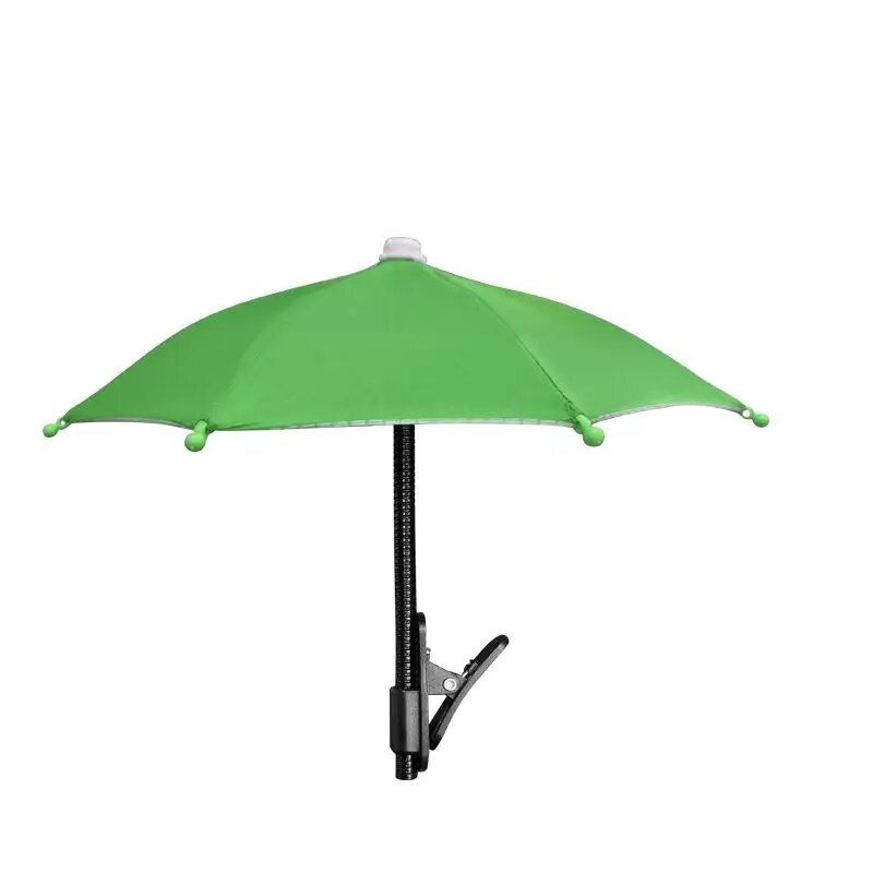 Зонт-козырек для телефона Green с зажимом