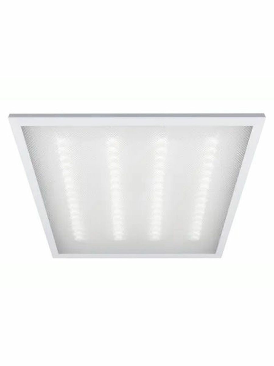 Светодиодная панель универсальная ЛП 03 595х595 Призма 19 мм 36 Вт 3000 Лм, 4000 К, белая, Народная