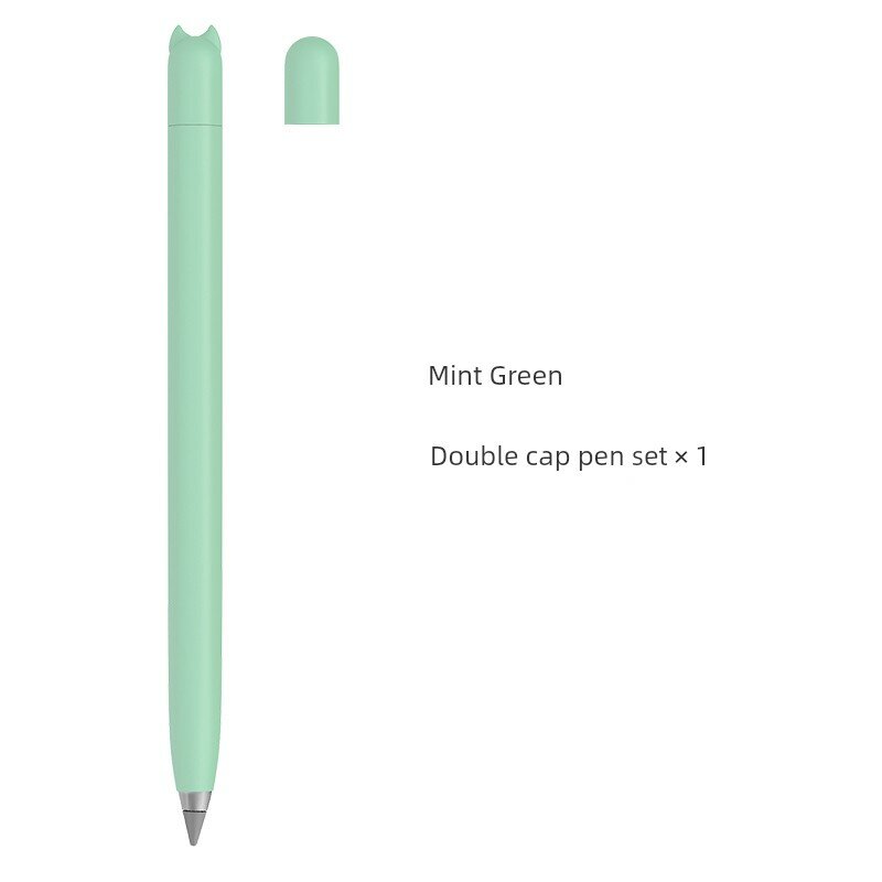 Силиконовый ударопрочный чехол для Huawei M-Pencil с двойной шапкой - мятный зеленый, совместимость