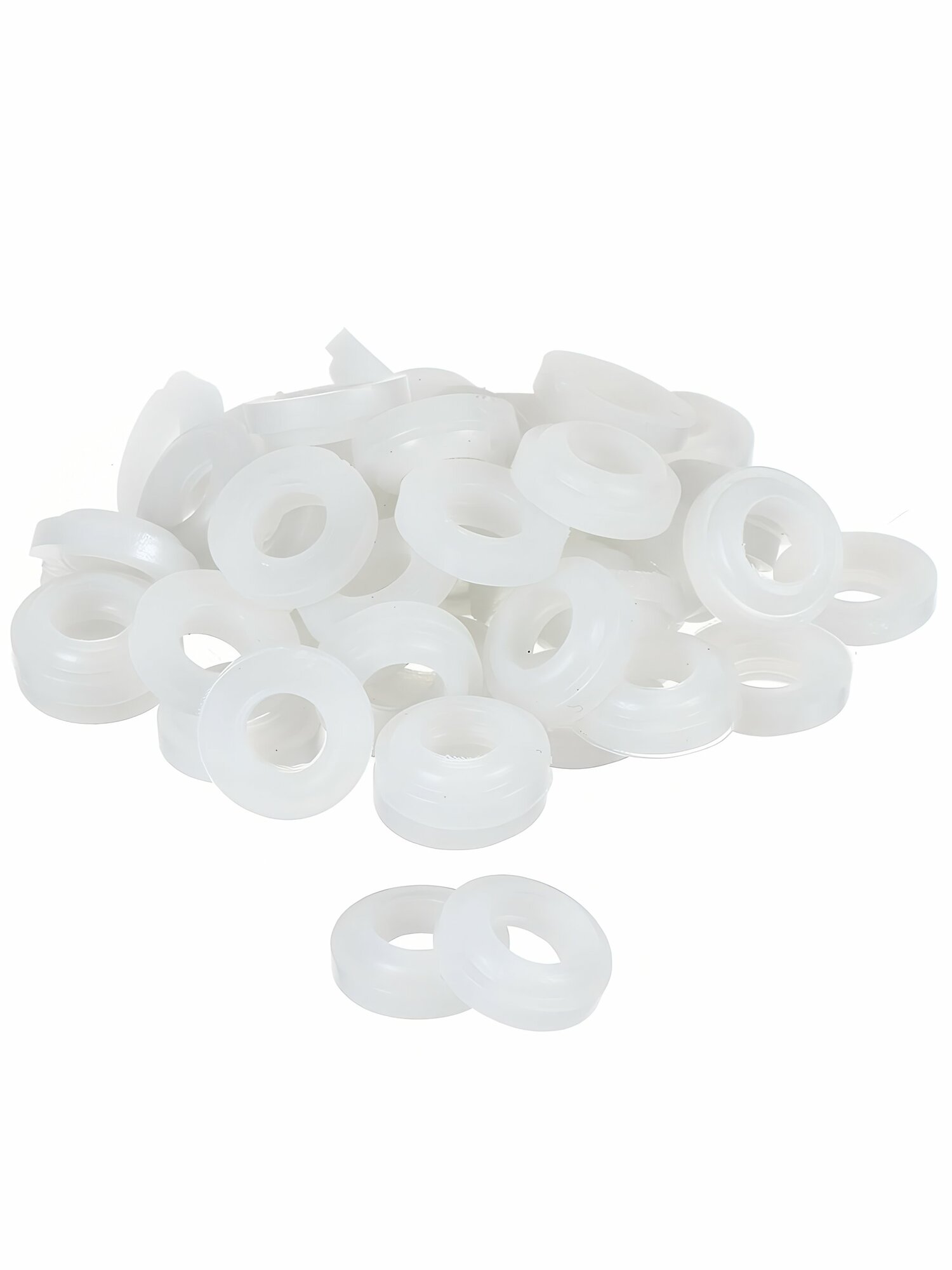 Прокладка конусная 100 шт, 1/2", силикон, СантехКреп, 2.12.4.