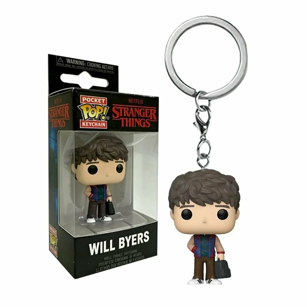Очень странные дела брелок фигурка уилл 5cm/Stranger Things Will Byers toys/подарок