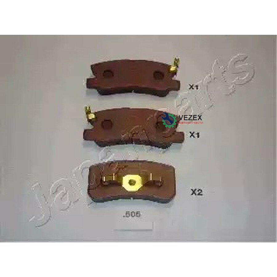 JAPANPARTS PP-505AF Колодки тормозные дисковые