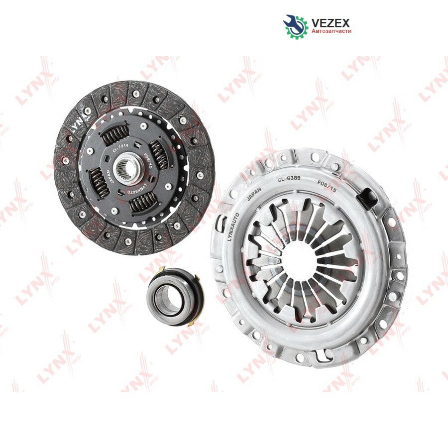 LYNXAUTO CL-1634 Комплект сцепления (? 180 mm) CL-1634