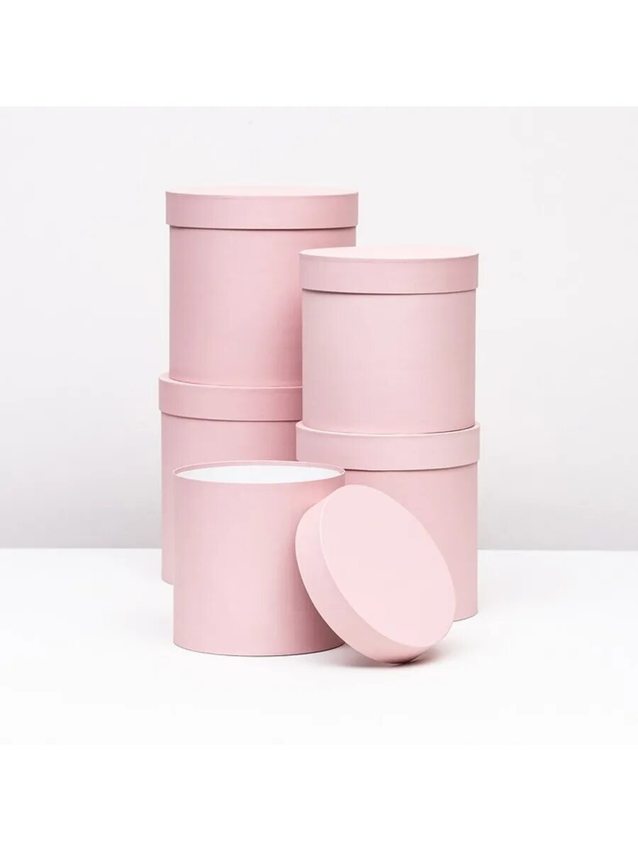 Многоразовые круглые коробки для хранения и подарков