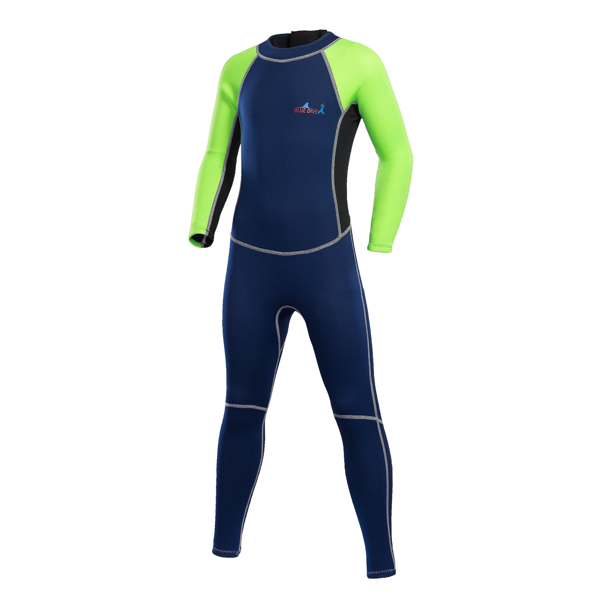 Детский водонепроницаемый купальник 2 мм толщиной для зимнего плавания, неоново-желтый, размер M (112-125 см) с