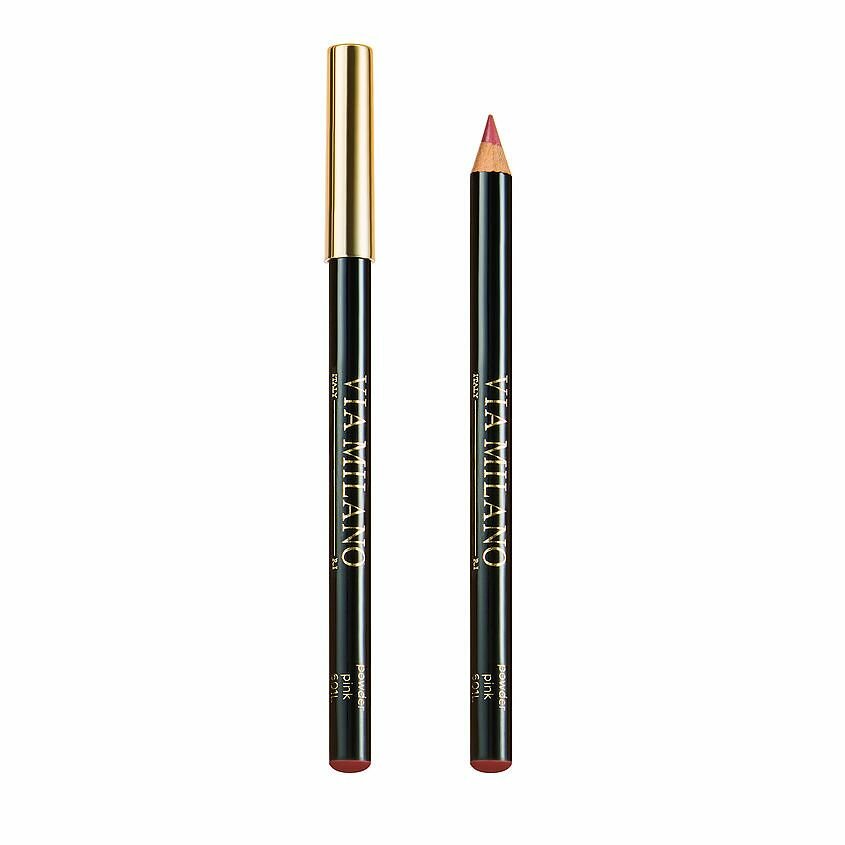 VIA MILANO Карандаш для губ интенсивный цвет High Definition & Intense Colour Lip Pencil, 601L Powder Pink, 1,1 г