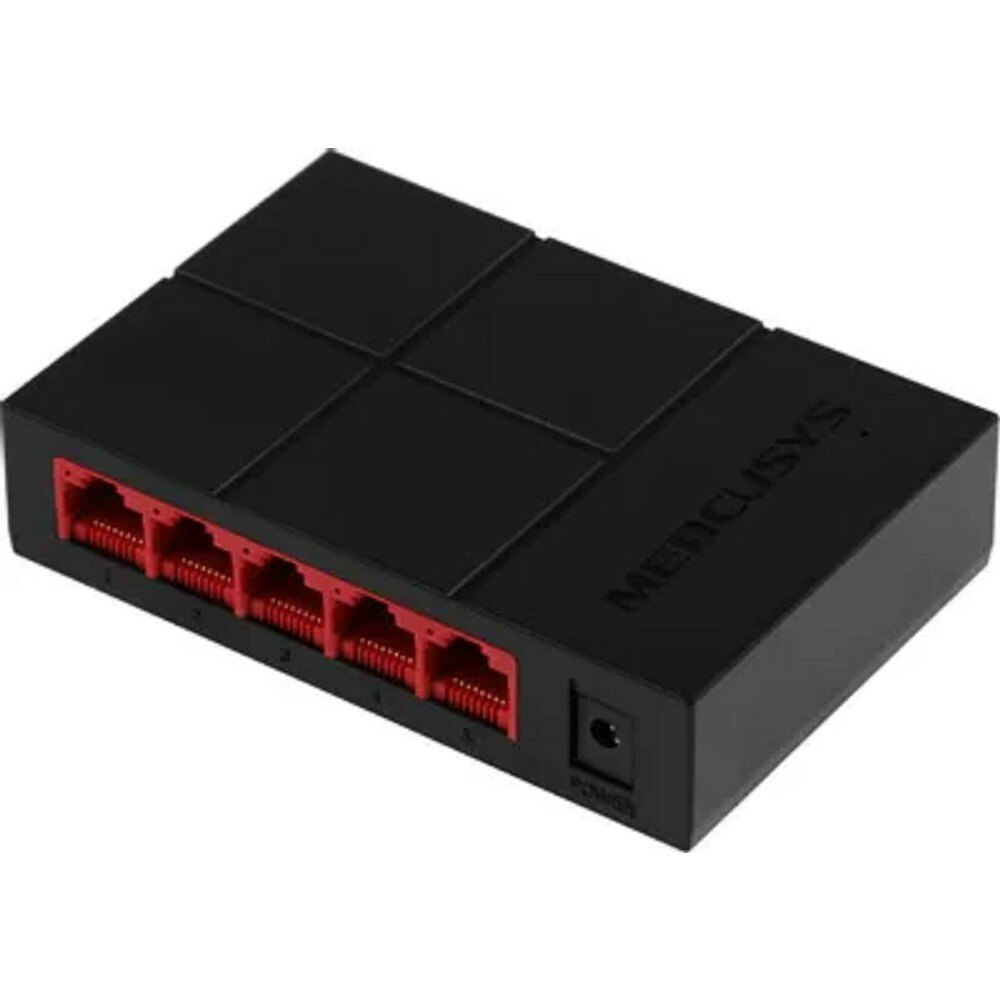 Коммутатор Mercusys MS105G гигабитный неуправляемый, 5xRJ45 1Гбит/с