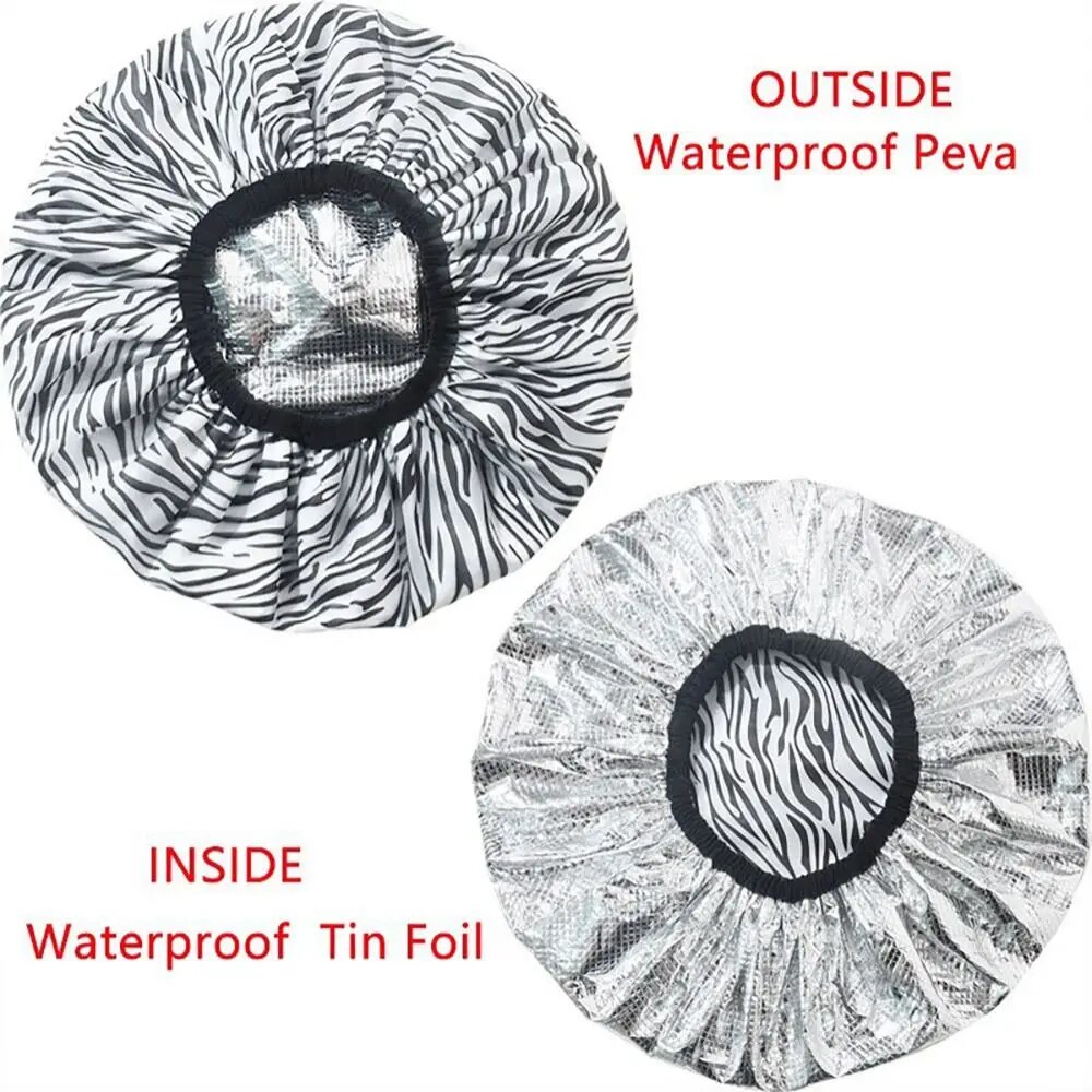 Термошапка из фольги для глубокого кондиционирования волос -3