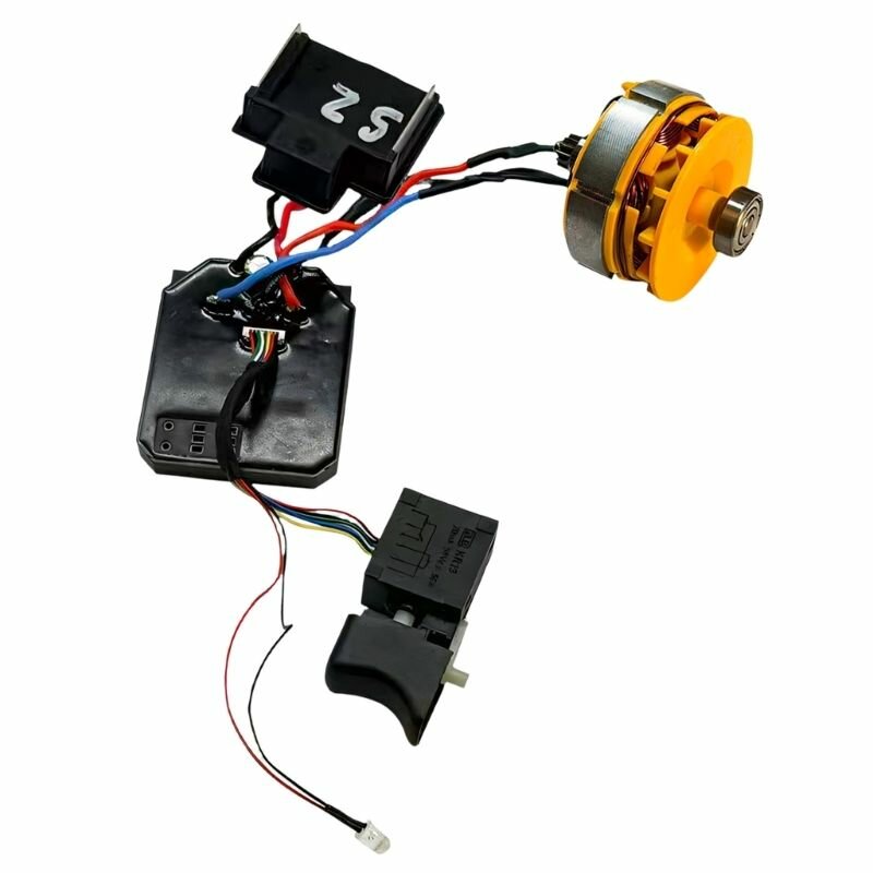 Мотор (ротор+статор) в сборе для бесщеточного шуруповерта Makita 21V (13 зубьев)