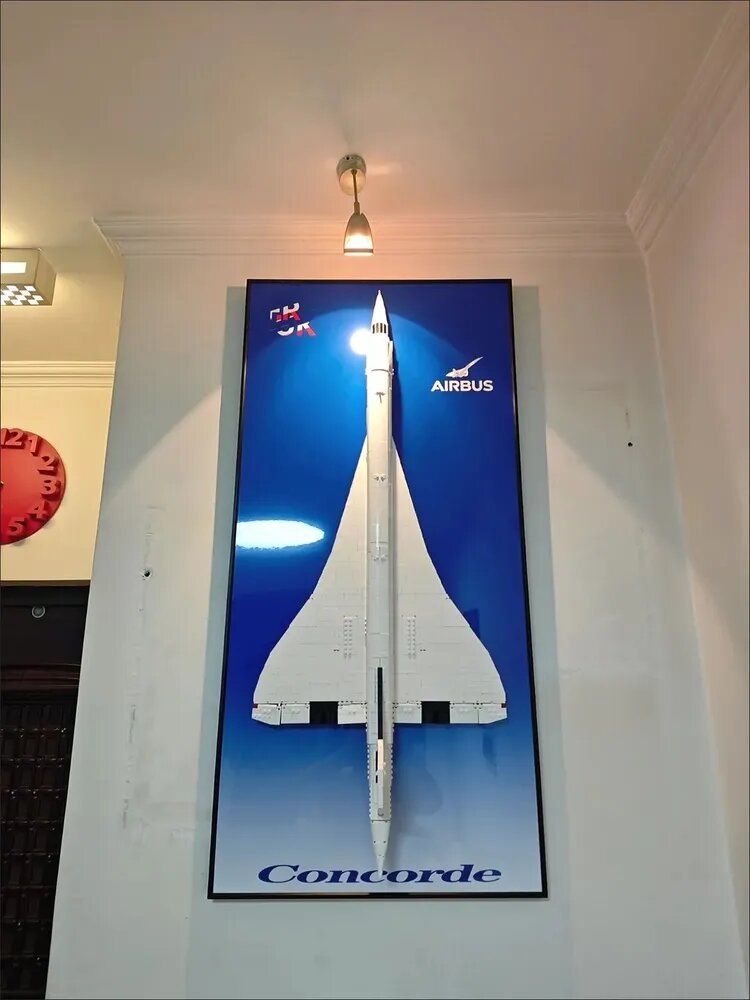 Конструктор 10318 Конкорд (С рамкой для картин и крючком) Настенный держатель Без световой полосы