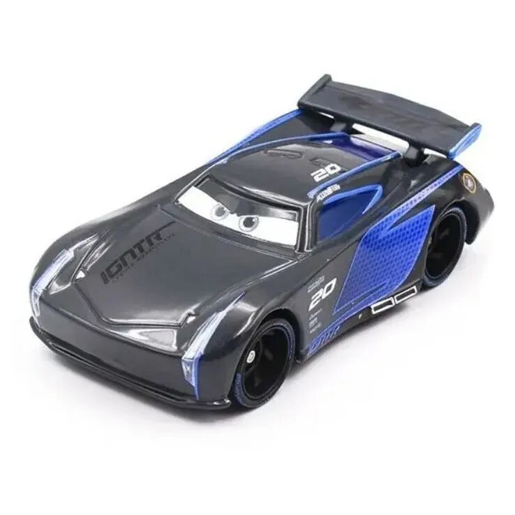 Металлическая машинка McQueen из мультфильма "Тачки" модель - Белая Rust-eze