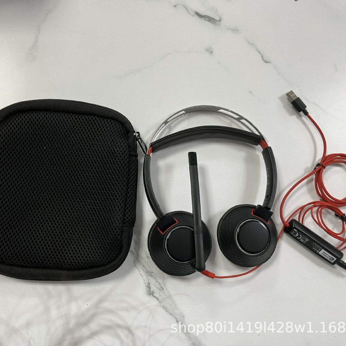 Plantronics C5220 Двухканальный проводной наушник с Type-C и 3.5 мм разъемом для ｃａｌｌ-центров, активное шумоподавление