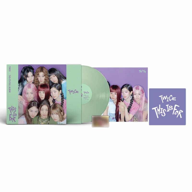 Twice - This Is For (2025)/Limited Edition & Official Website Exclusive - Блестки "Медовая дыня"/Виниловая пластинка