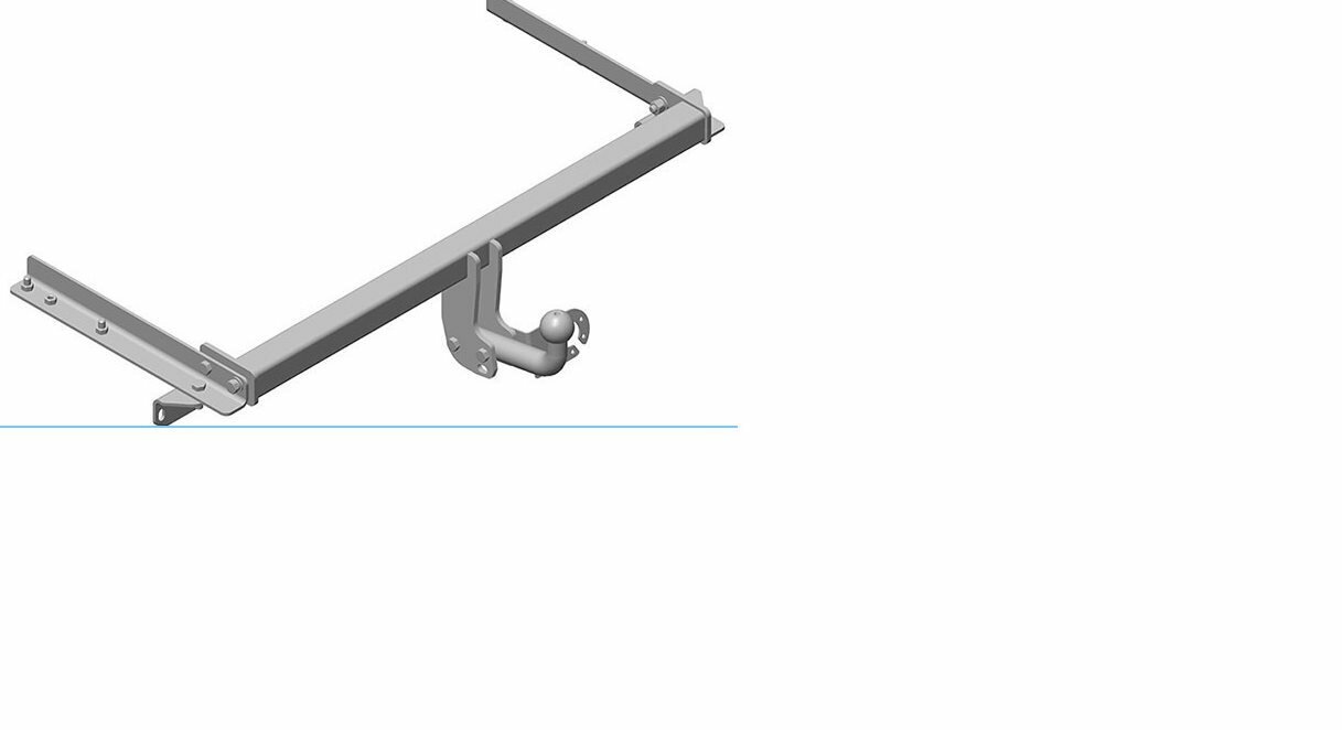 Фаркоп для Chevrolet Aveo хэтчбек/седан (2012-) (без электрики) (паспорт и сертификат) AvtoS. CV11