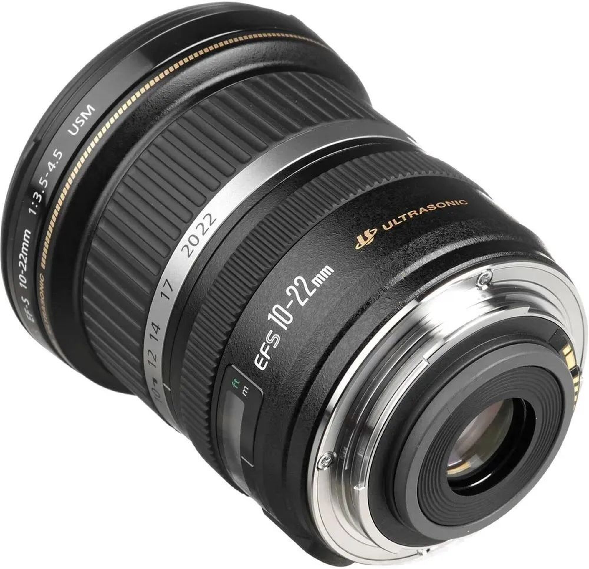 Объектив Canon EF-S 10-22mm f/3.5-4.5 USM, ультраширокоугольный, автофокус, черный
