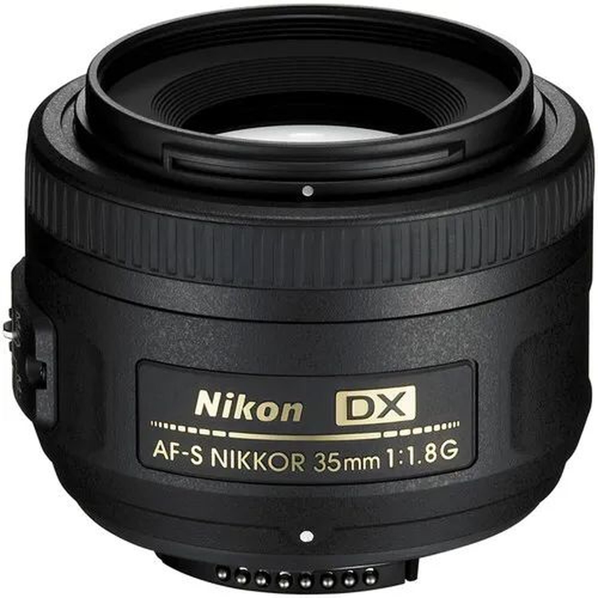 Объектив Nikon AF-S NIKKOR 35mm f/1.8G, широкоугольный, автофокус, черный