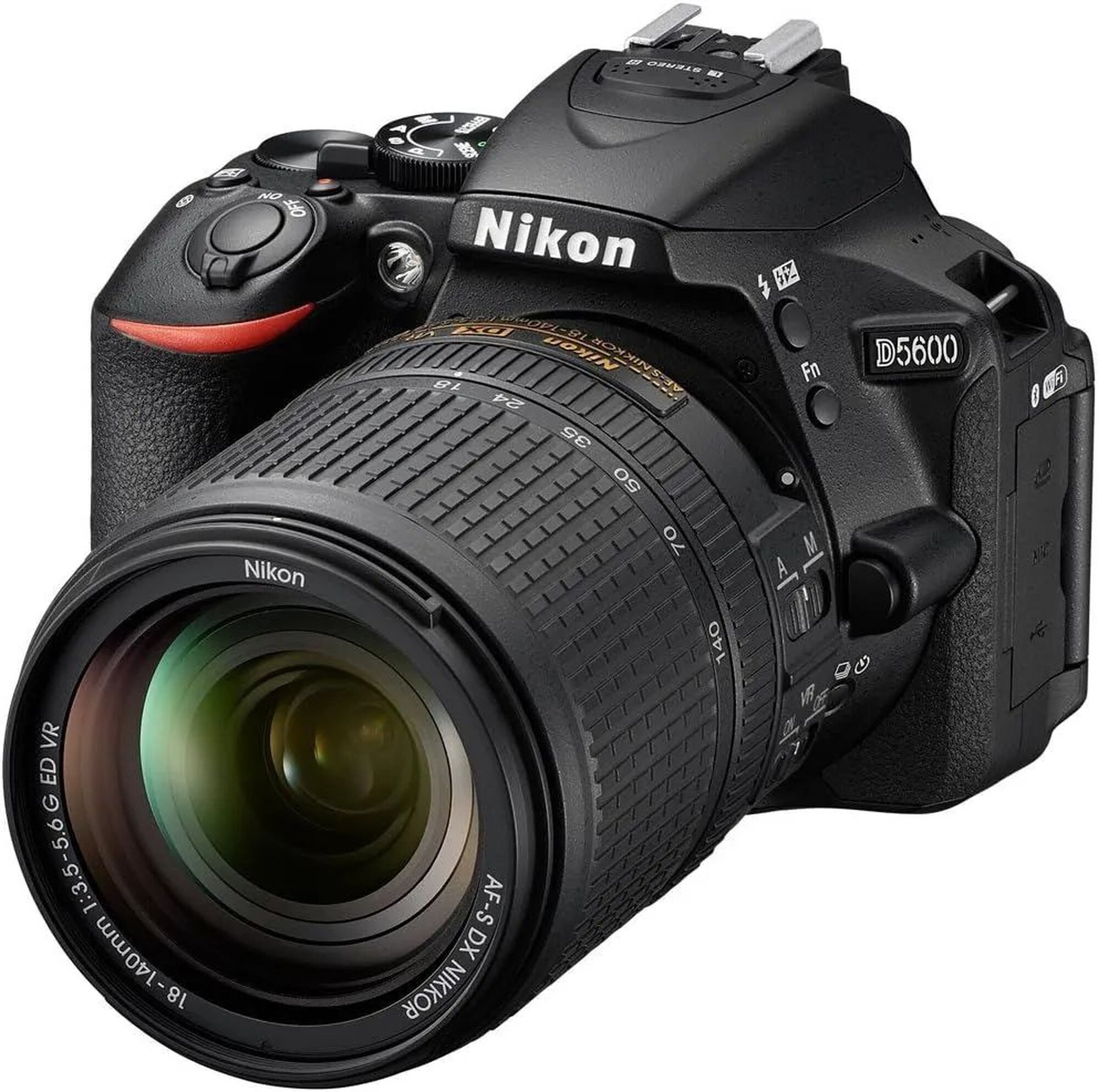 Фотоаппарат Nikon D5600 Kit 18-140mm, 24 МП, Full HD, 39-точечный автофокус