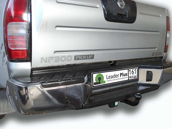 Фаркоп Лидер-Плюс для NISSAN NP 300 (D22A) 2008- с электрикой и сертифкатом в комплекте арт.(N113-A)