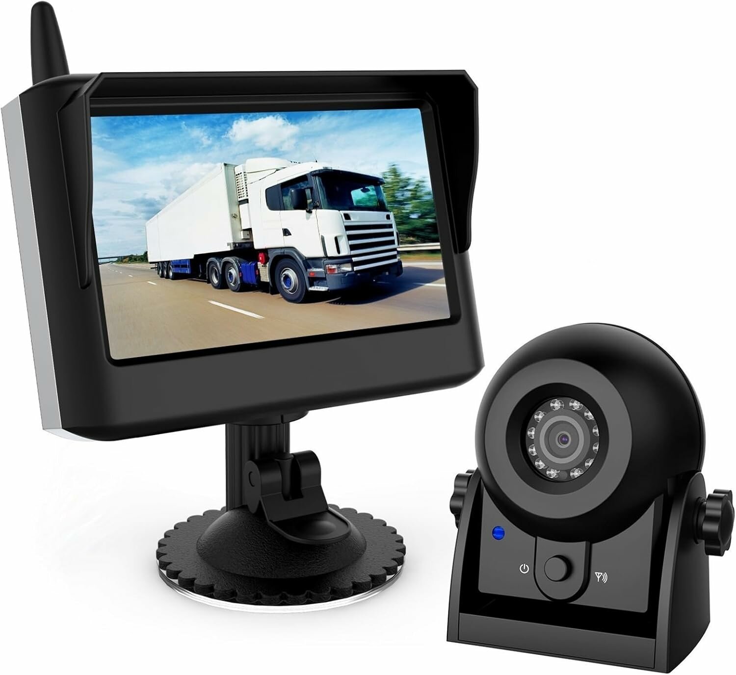 Автомобильная резервная камера Wi-Fi Автомобильная беспроводная камера заднего вида 4,3-дюймовый монитор IP68