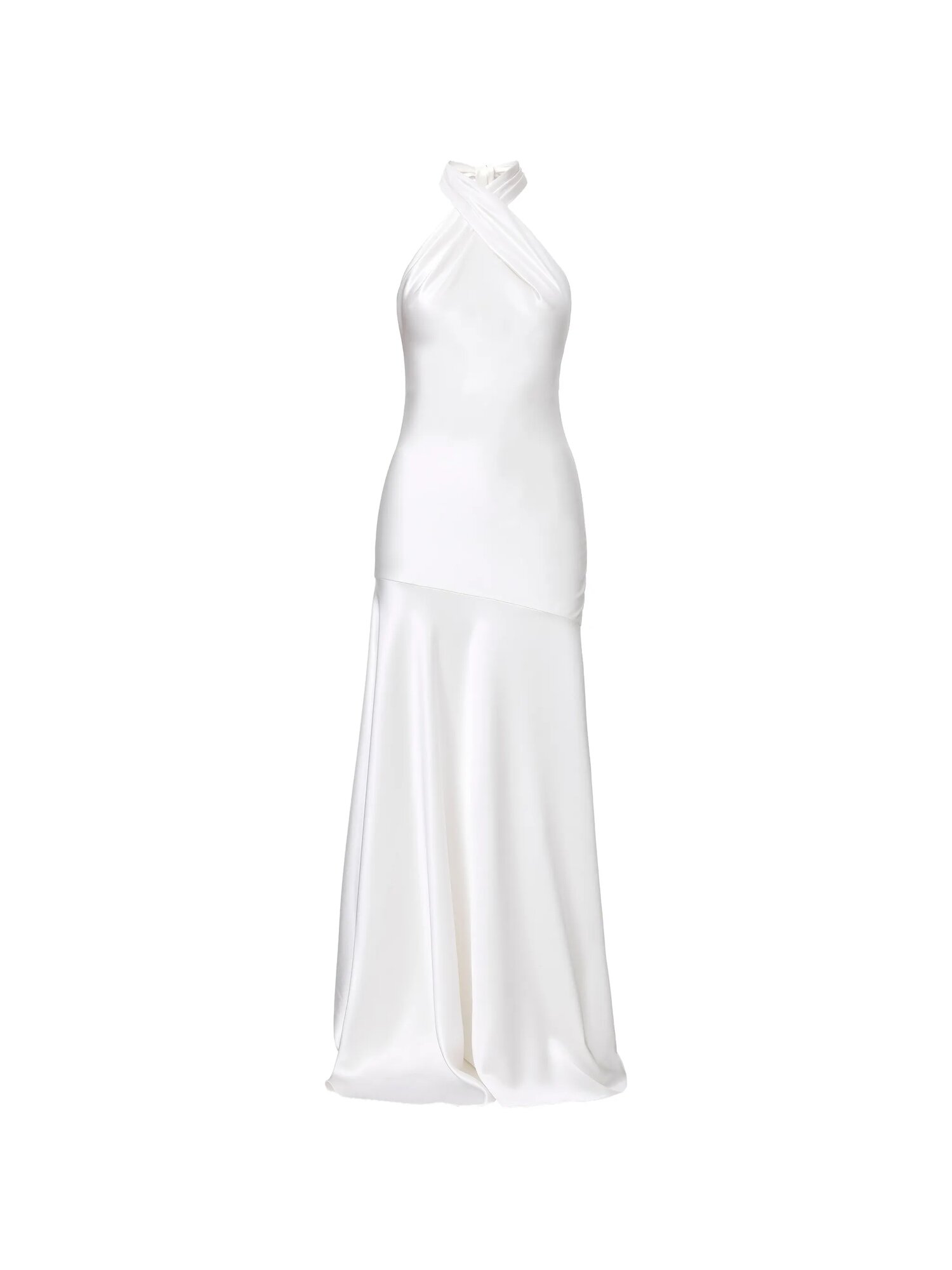 Платье Crossover halter neck maxi dress