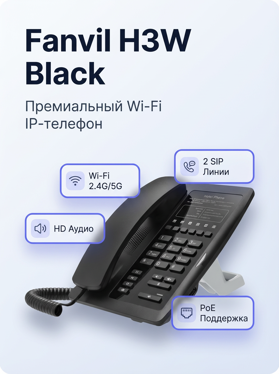 Fanvil H3W черный