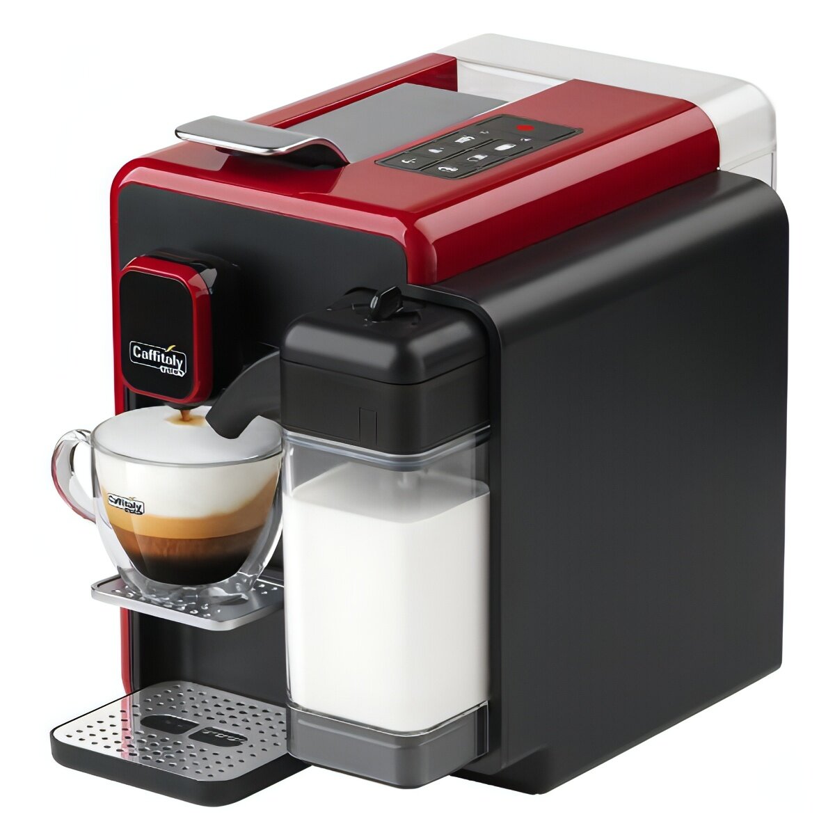 Кофеварка капсульная Caffitaly Bianca S22 красный