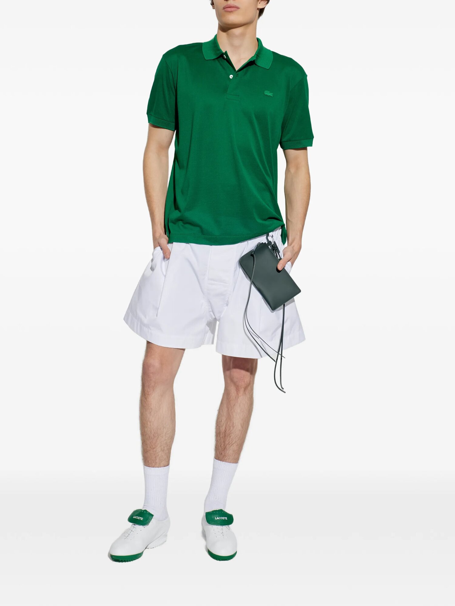 Рубашка LACOSTE, размер XS, green — фото 1