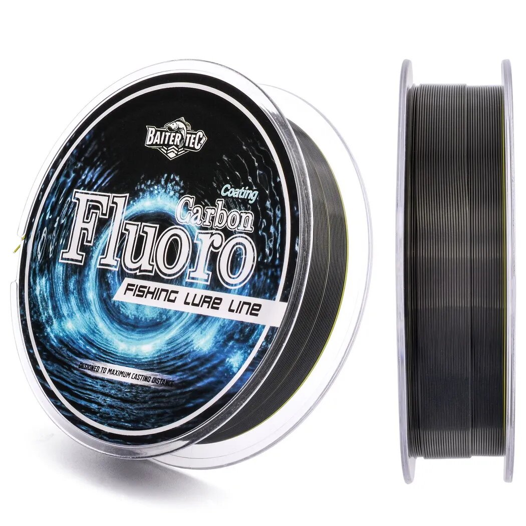 Тонущая леска из углеродного волокна 100 м Япония 1.0(0.17mm)-5LB, Dark Green-100M