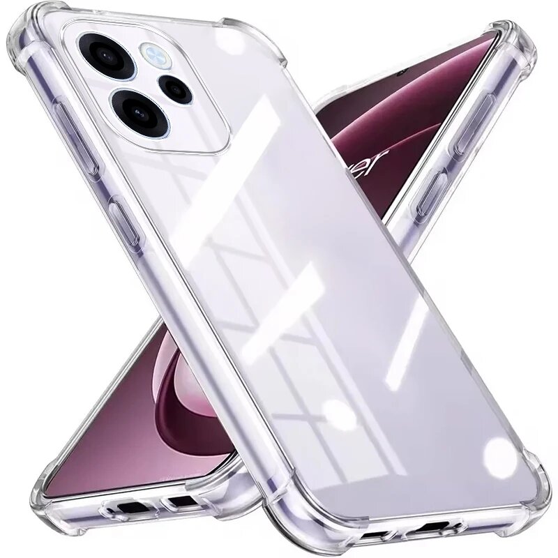 Чехол Reno 15 Pro Mini 5G, прозрачный силикон