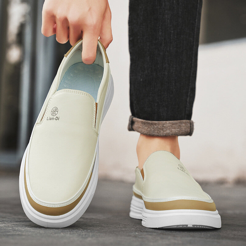 LUO Обувь мужская Летняя для молодежи Белая доска обувь мята/HX-1 beige